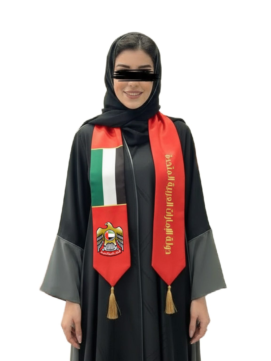 Women’s National Day Scarf – Elegant Patriotic Scarf for UAE