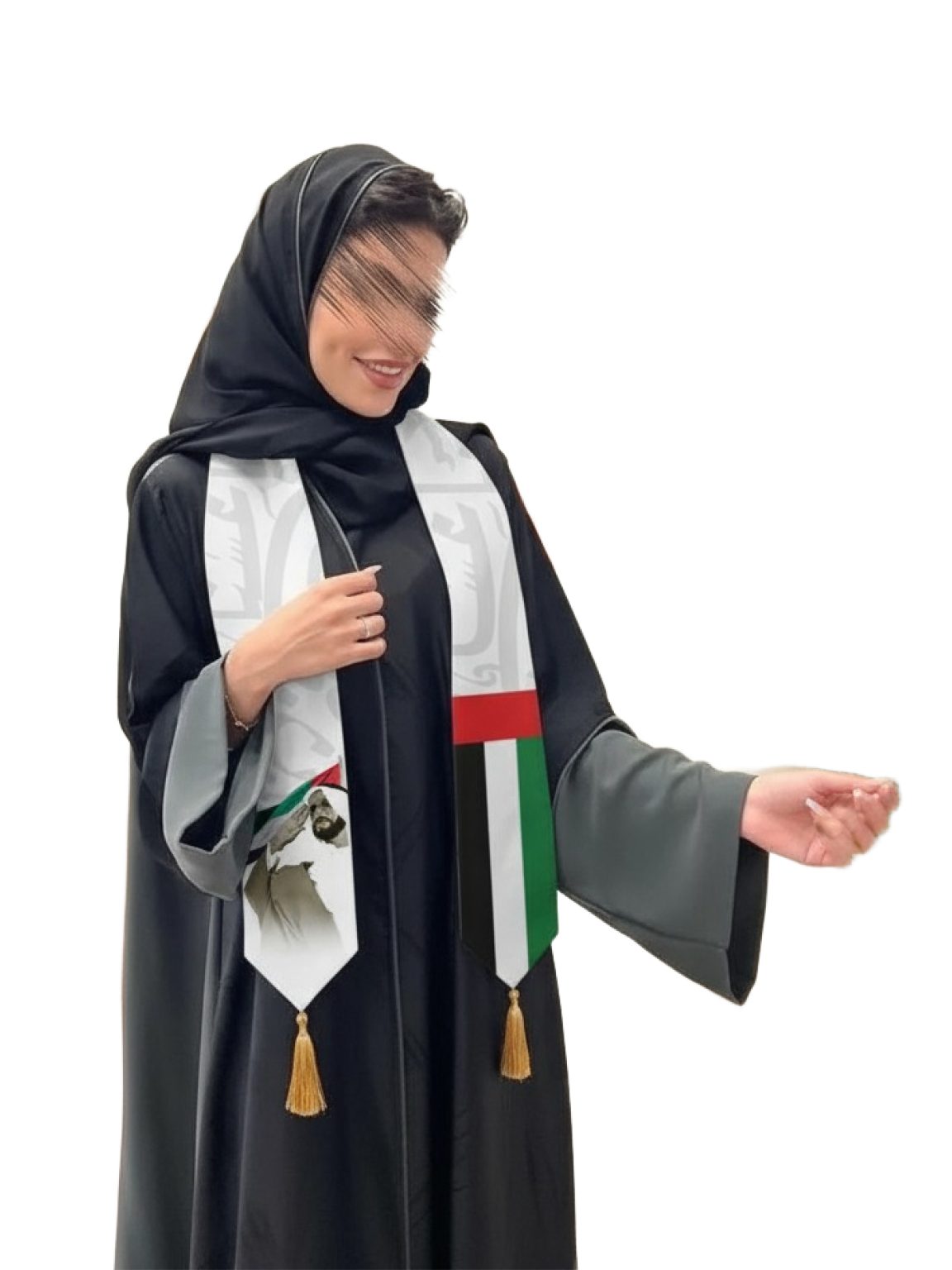 UAE Scarf for Women – Elegant National Day Scarf for Events